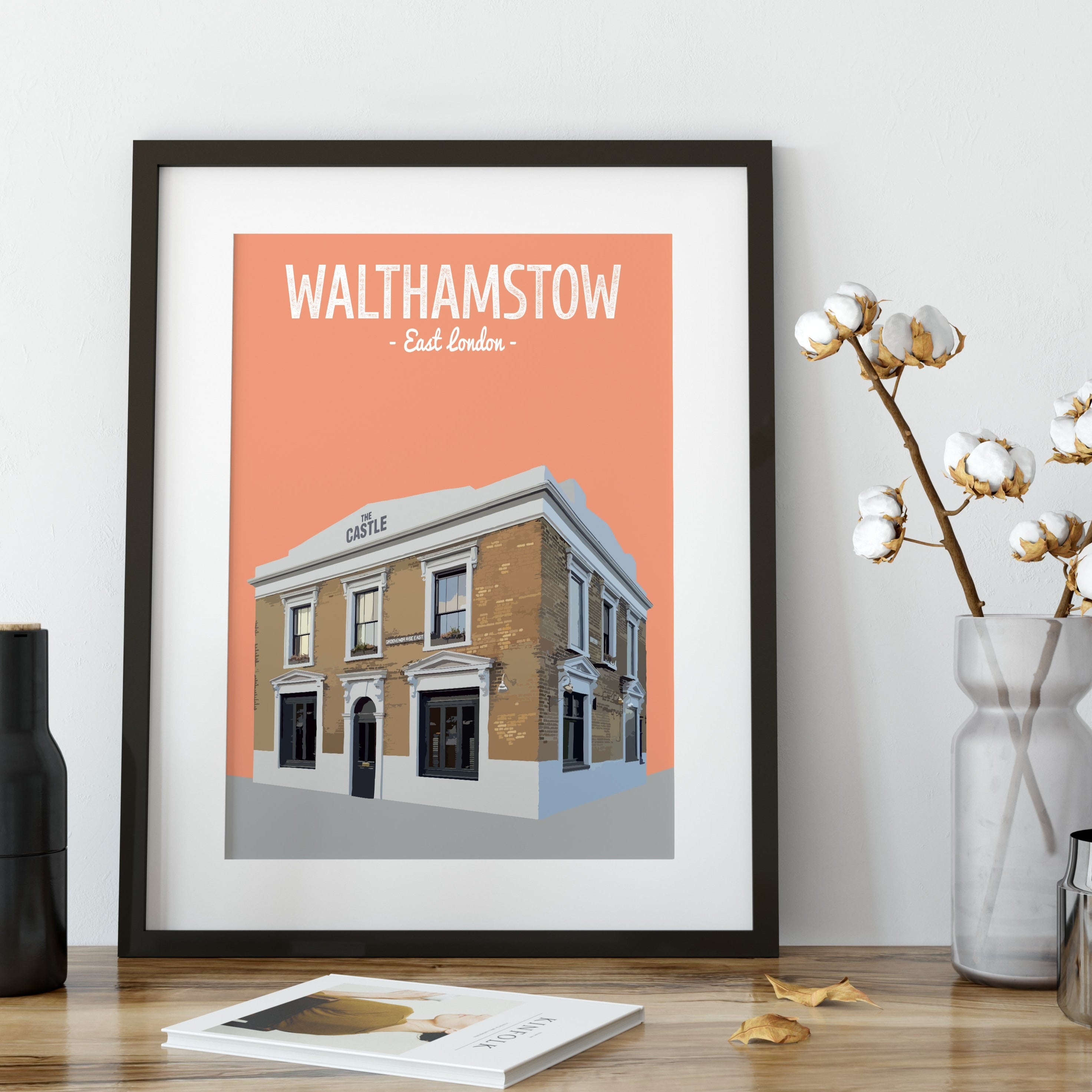 Walthamstow print, The Castle pub – artstufflondon