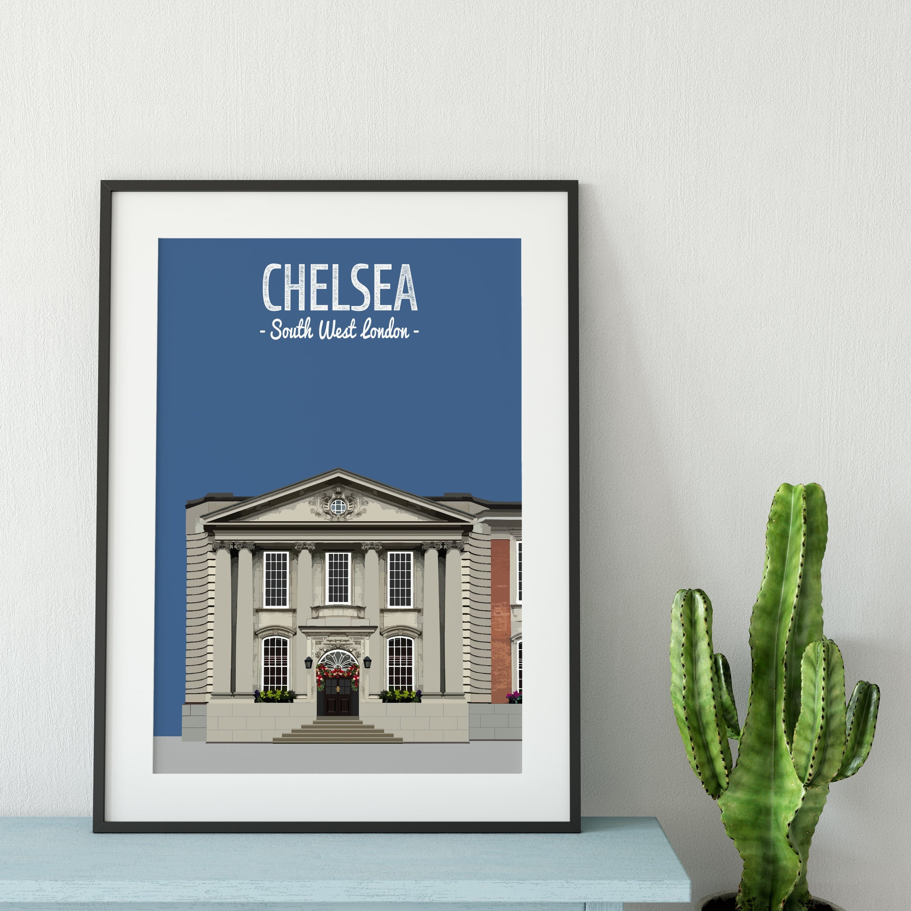Chelsea print, The Chelsea Town Hall – artstufflondon