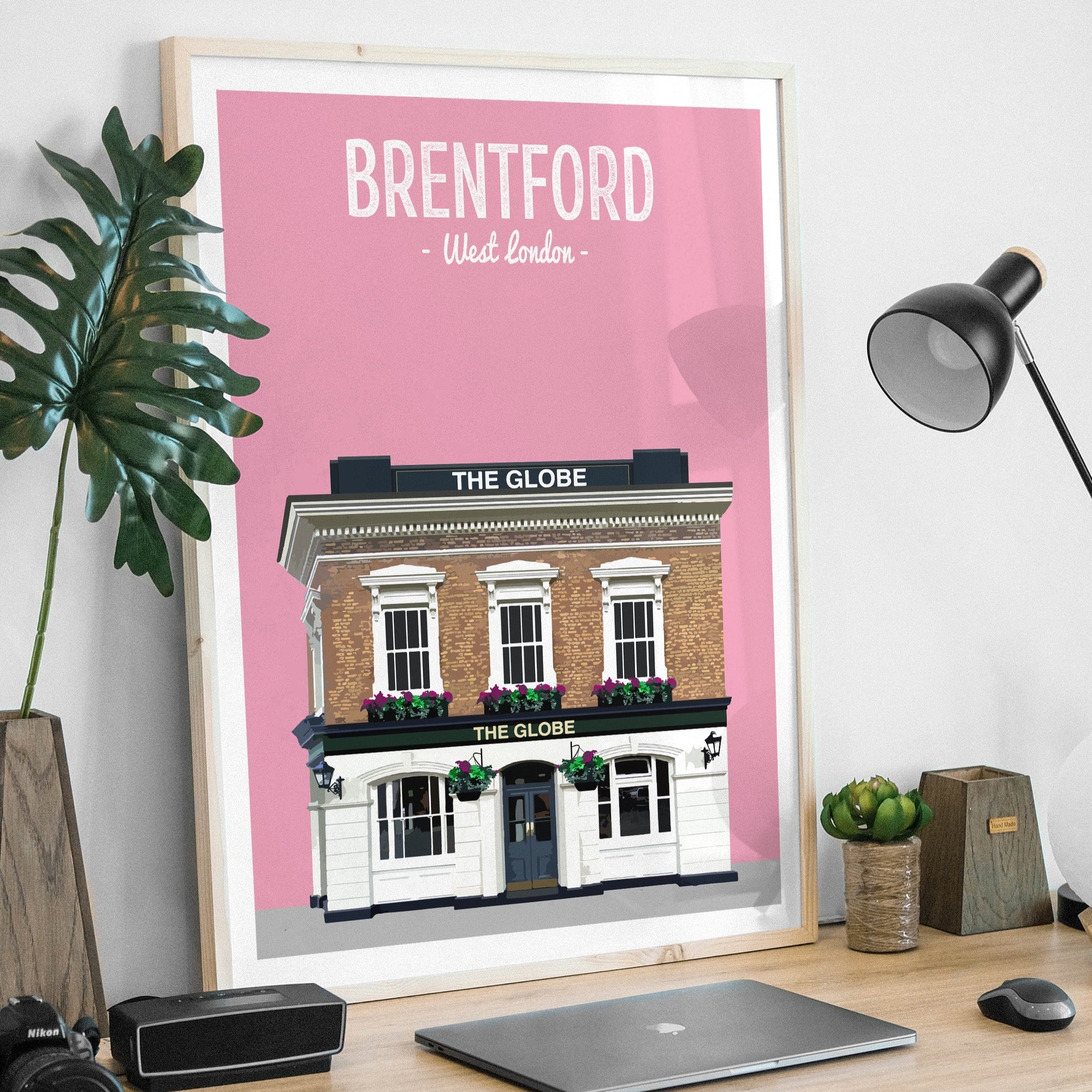 Brentford print, The Globe pub – artstufflondon