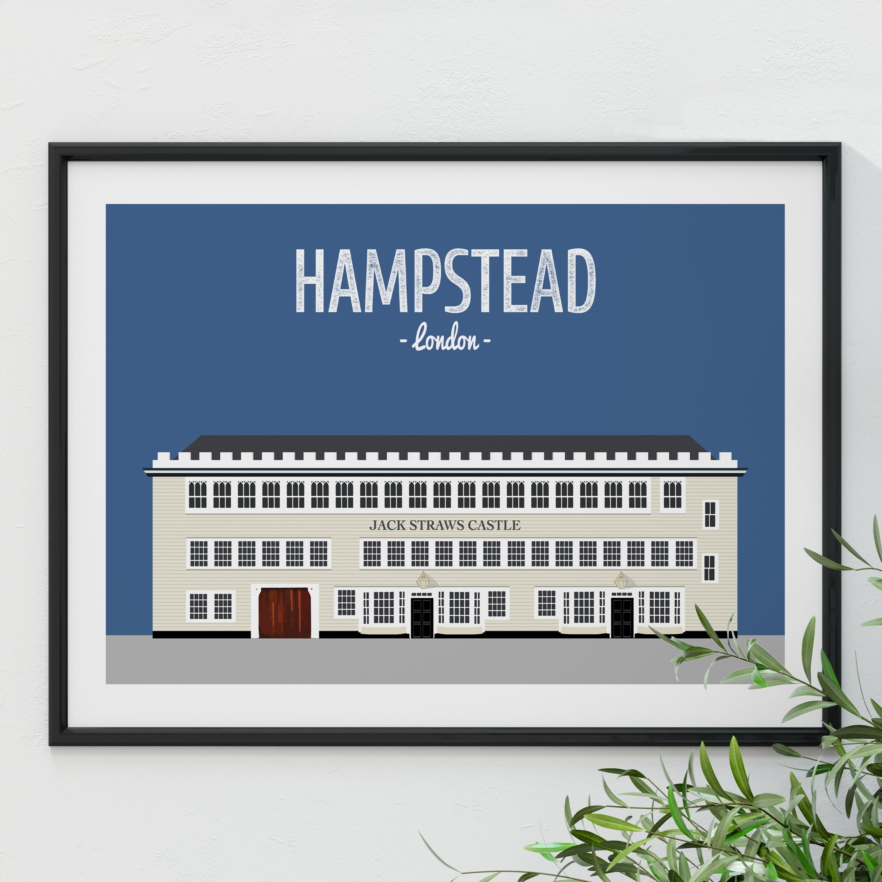 Hampstead print, The Jack Straws – artstufflondon