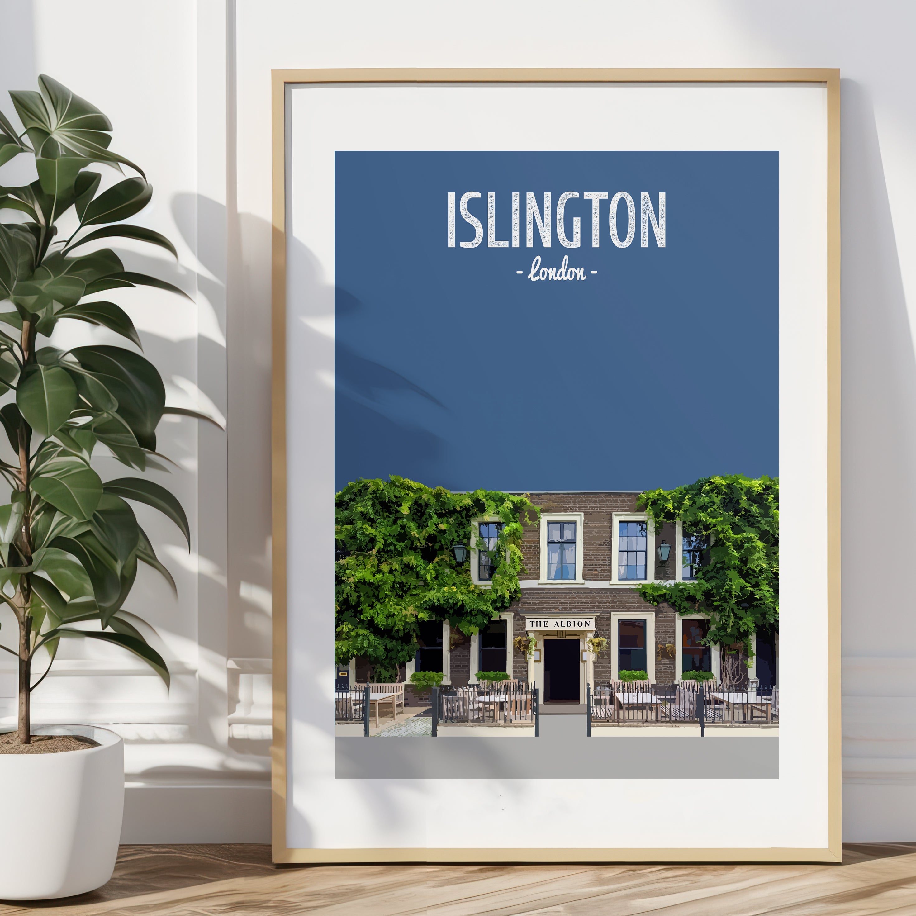 Islington print, The Albion pub – artstufflondon