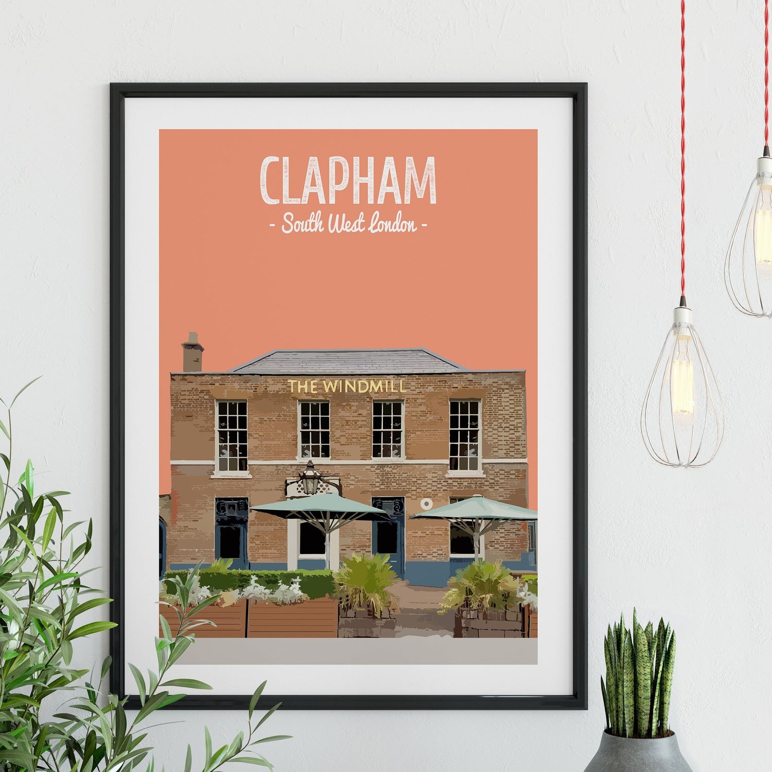 Clapham print, The Windmill pub – artstufflondon
