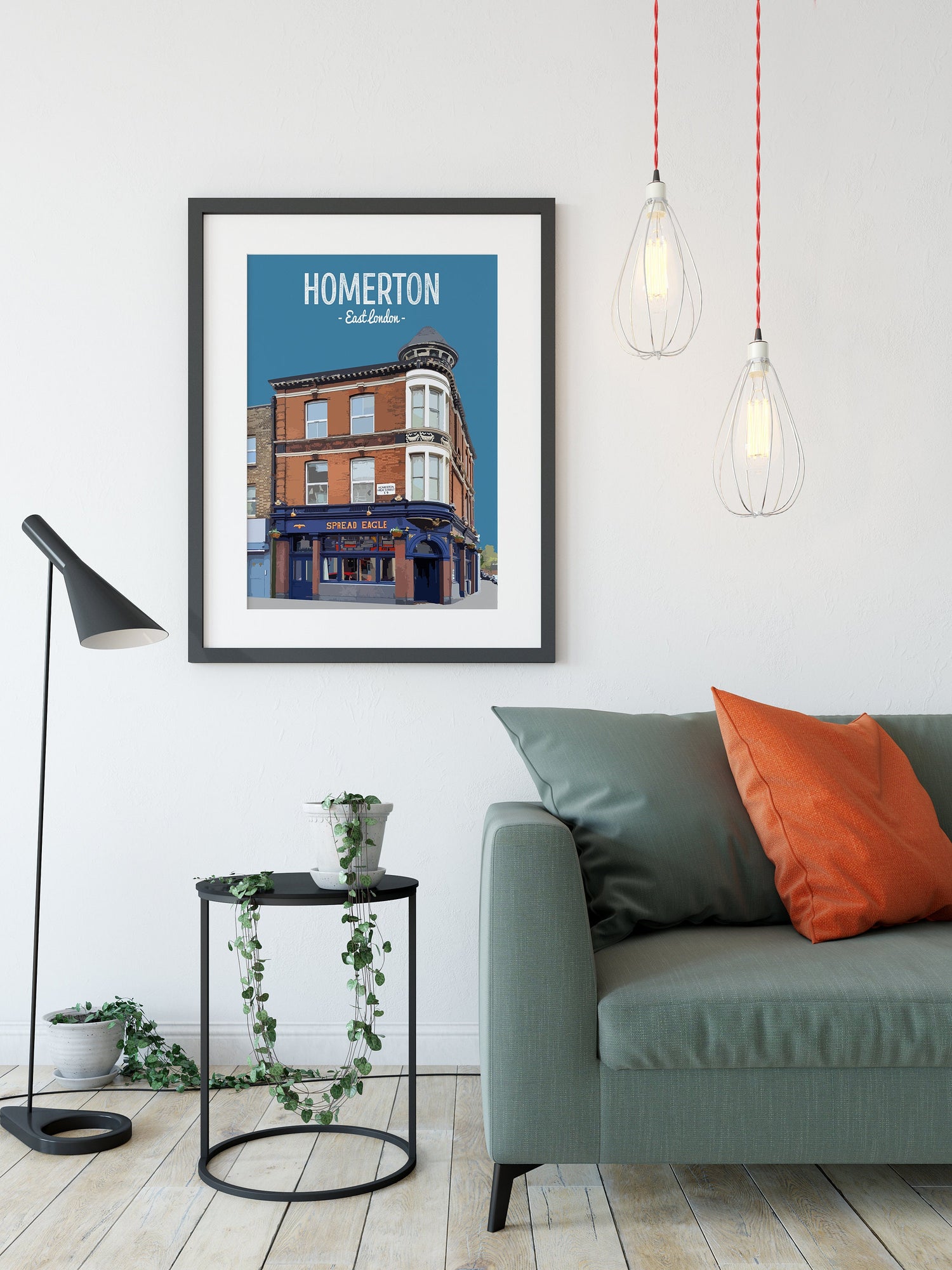 Homerton print, The Spread Eagle pub – artstufflondon